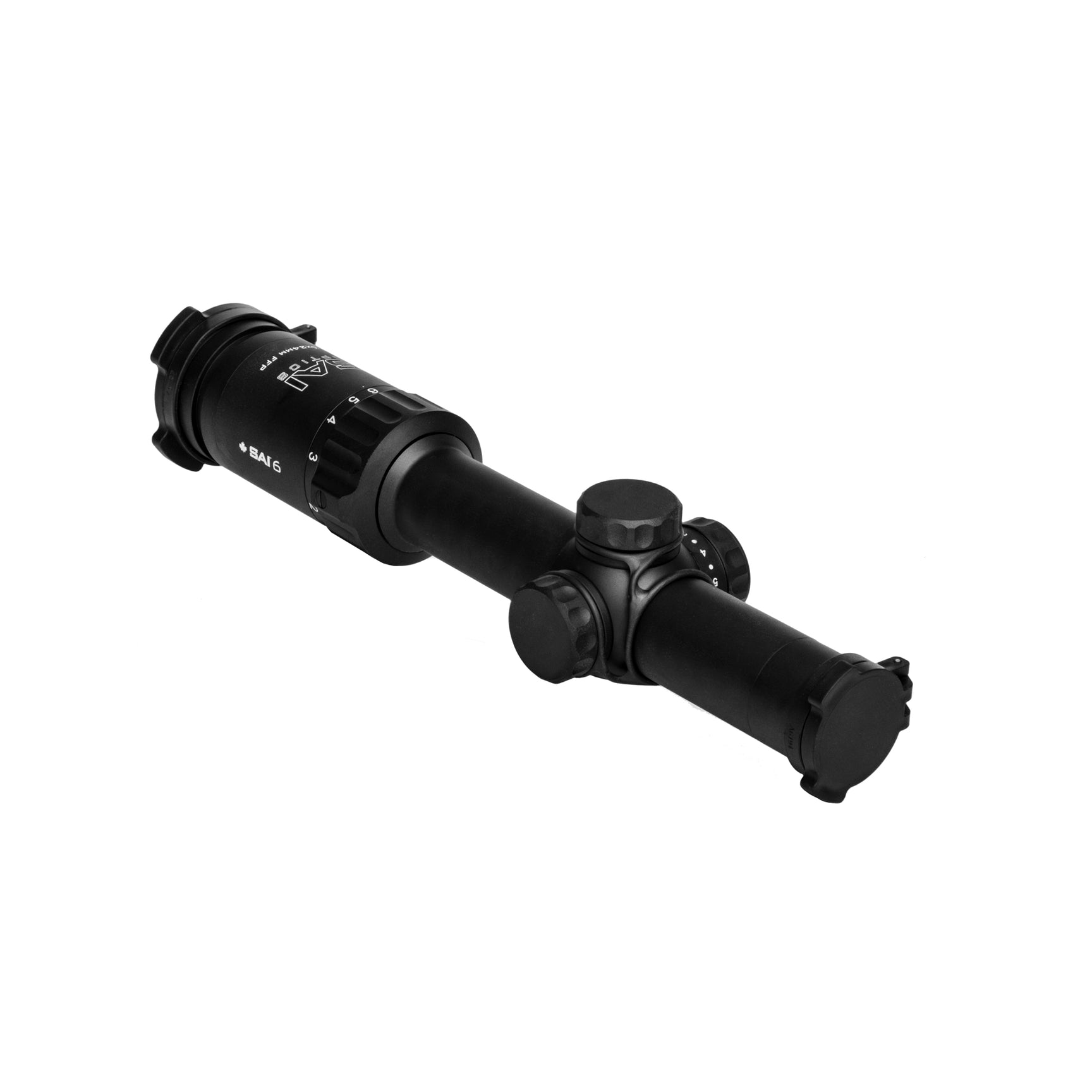 SAI Optics Model SAI 6 - 1-6x24 FFP Rapid Aiming Reticle - Black ...