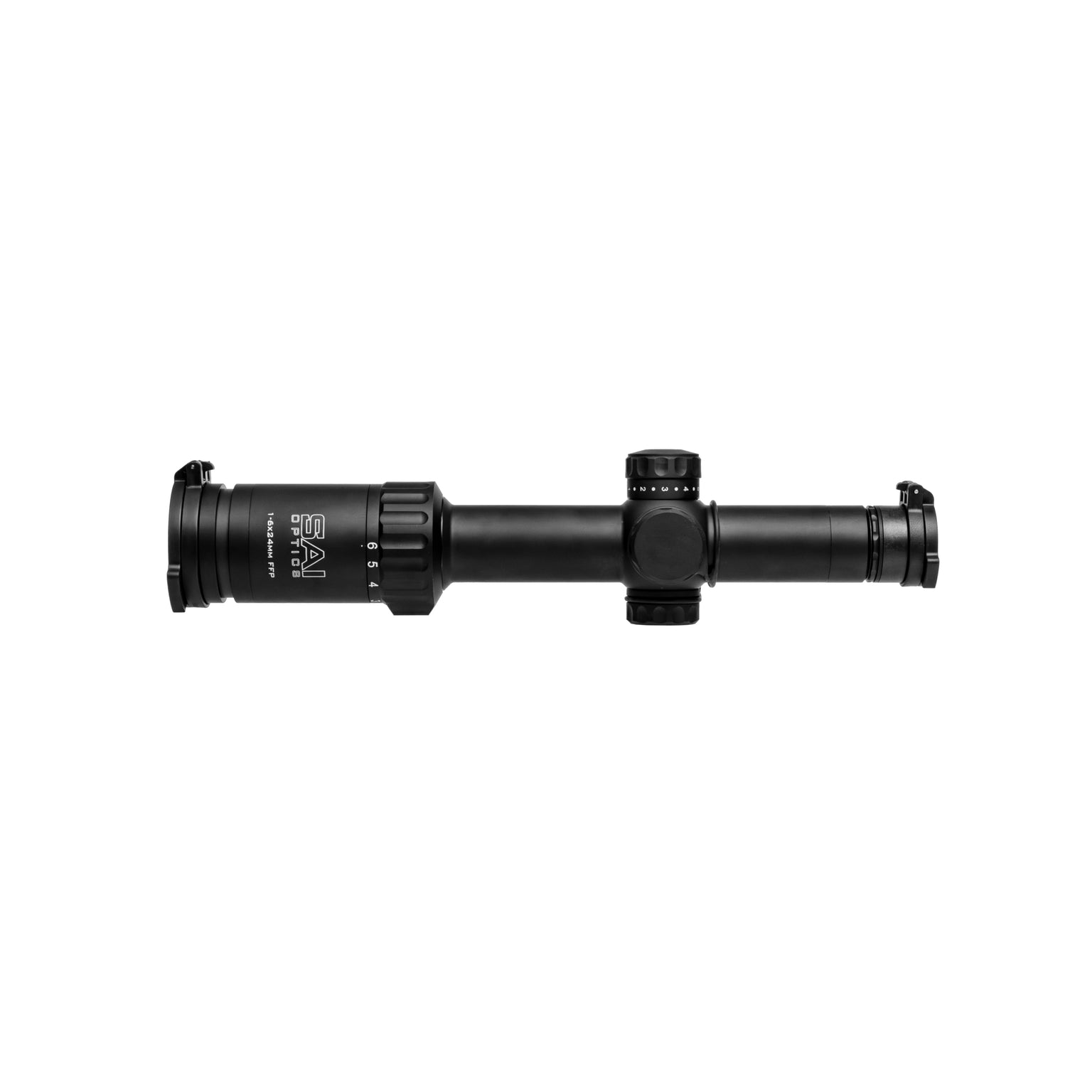 SAI Optics Model SAI 6 - 1-6x24 FFP Rapid Aiming Reticle - Black ...